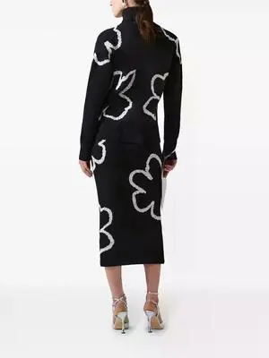 Carolina Herrera Floral-embroidered Jumper