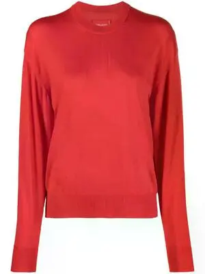 Zadig&Voltaire Emma Cut-out-sleeves Wool Jumper - Red