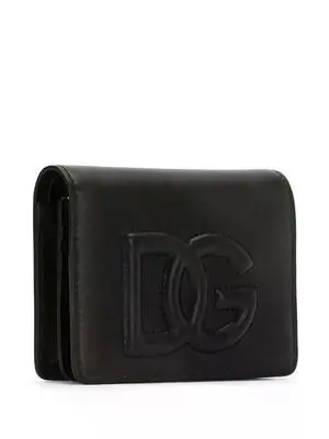 Dolce & Gabbana Dg-logo Embossed Leather Wallet
