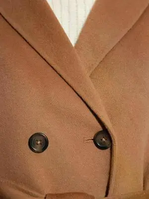 ANINE BING Dylan Belted Double-breasted Coat