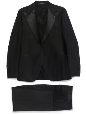 Tagliatore Single-breasted Dinner Suit - Black