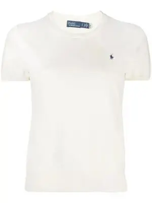 Polo Ralph Lauren Polo Pony Short-sleeve Jumper - Neutrals