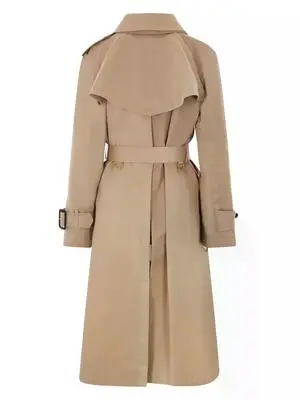 Sacai Double-breasted Twill Trench Coat