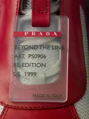 Prada America’s Cup Sneakers - Red