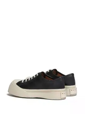 Marni Pablo Lace-up Nappa Leather Sneakers - Black