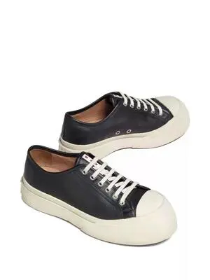 Marni Pablo Lace-up Nappa Leather Sneakers - Black