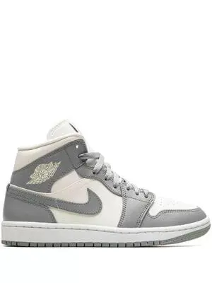 JORDAN Air 1 Mid Stealth Sneakers - Grey