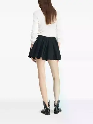 JW Anderson Gathered Circle Skort - Black