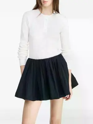 JW Anderson Gathered Circle Skort - Black