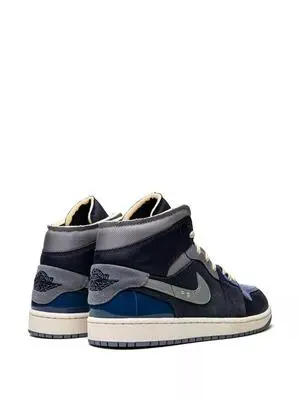 JORDAN Air 1 Mid Se Craft Obsidian Sneakers - Blue