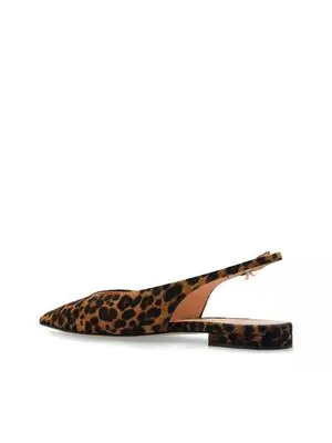 GIANVITO ROSSI Leopard-print Pointed Sandals