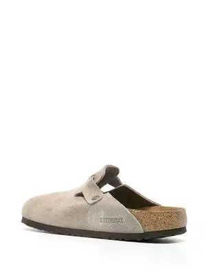 BIRKENSTOCK Suede Boston Mules