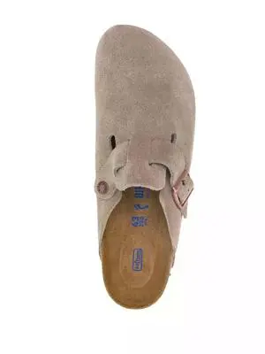 BIRKENSTOCK Suede Boston Mules