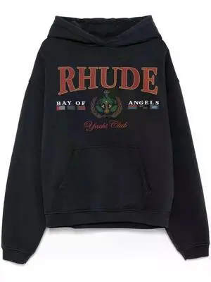Rhude Bay Of Angels Yacht Hoodie - Black