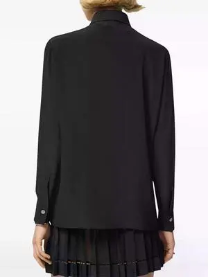 Versace Ruffled Silk Shirt