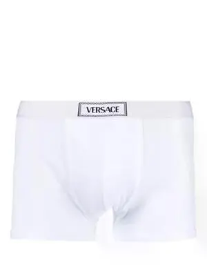Versace Cotton Ribbed Trunks