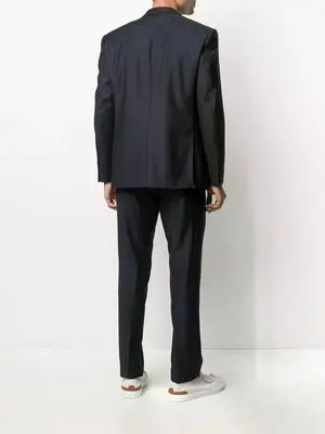 Canali Single-breasted Wool Suit - Blue