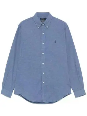 Polo Ralph Lauren Mélange-effect Shirt - Blue