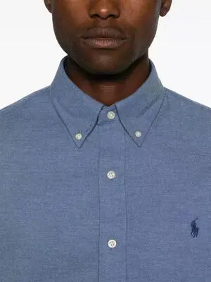 Polo Ralph Lauren Mélange-effect Shirt - Blue