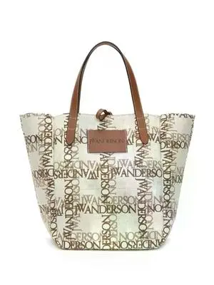 JW Anderson Logo-grid Tote Bag