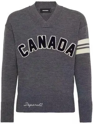 Dsquared2 Canada-patch Jumper - Grey