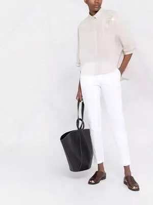 Fabiana Filippi Mid-rise Cropped Trousers