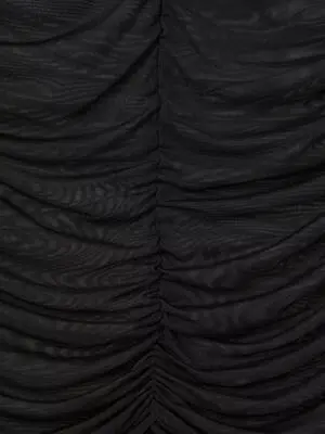 AZ FACTORY X Ester Manas Ruched-detailed Top - Black