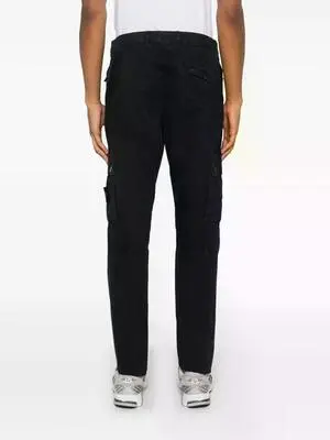 Stone Island Compass-patch Cargo Pants - Blue