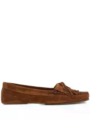 Paris Texas Indiana Suede Loafers - Brown