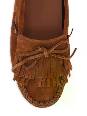 Paris Texas Indiana Suede Loafers - Brown