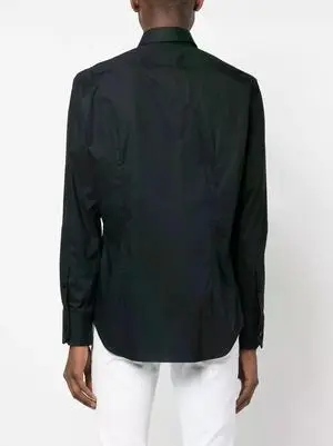 BILLIONAIRE Silver Cut Logo-print Shirt