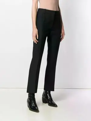 Valentino Garavani Flare Leg Cropped Trousers