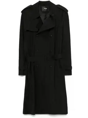 Fendi Belted Double-breasted Trench Coat