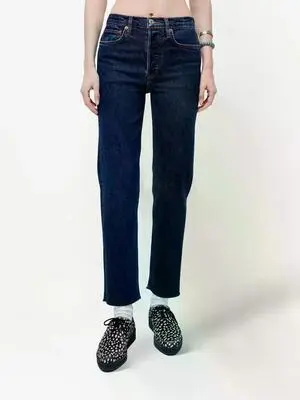 RE/DONE 70s Stove Pipe Mid-rise Jeans
