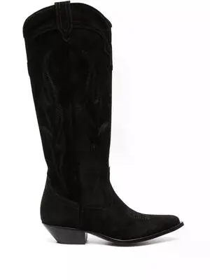 SONORA 40mm Western-style Suede Boots