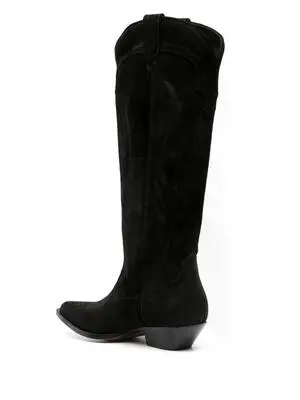 SONORA 40mm Western-style Suede Boots