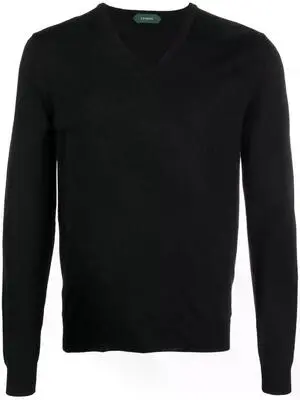 Zanone Long Sleeve Sweaters For Men