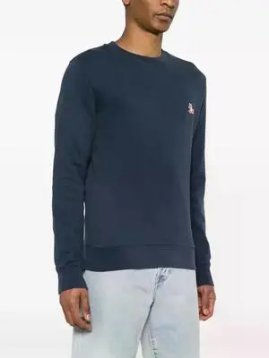 Maison Kitsuné Fox Motif Sweatshirt - Blue