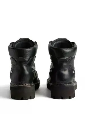 Dsquared2 Leather Hiking Boots