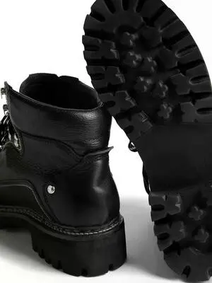 Dsquared2 Leather Hiking Boots