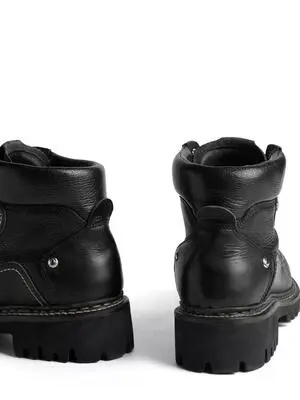 Dsquared2 Leather Hiking Boots