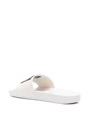 Tommy Hilfiger Flag-logo Pool Slides - Neutrals
