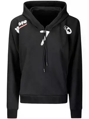 PROTOTYPES Number Print Hoodie - Black