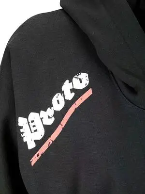 PROTOTYPES Number Print Hoodie - Black