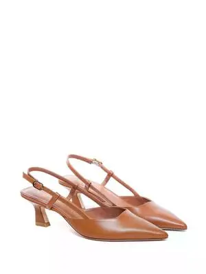 STUART WEITZMAN 50mm Vinnie Slingback Pumps - Brown