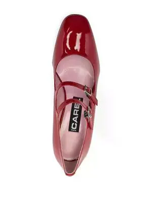 CAREL 60mm Alice Pumps - Red