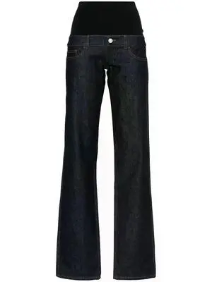 Coperni Jersey Hybrid Jeans - Blue
