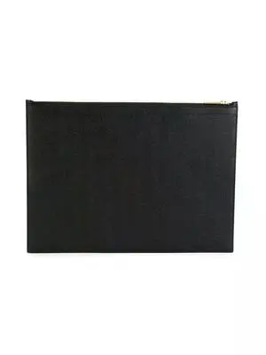 Thom Browne Logo-stamp Leather Document Holder
