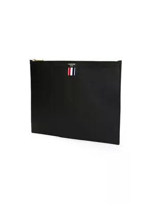 Thom Browne Logo-stamp Leather Document Holder
