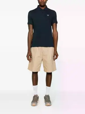 Barbour Logo-embroidered Cotton Polo Shirt - Blue